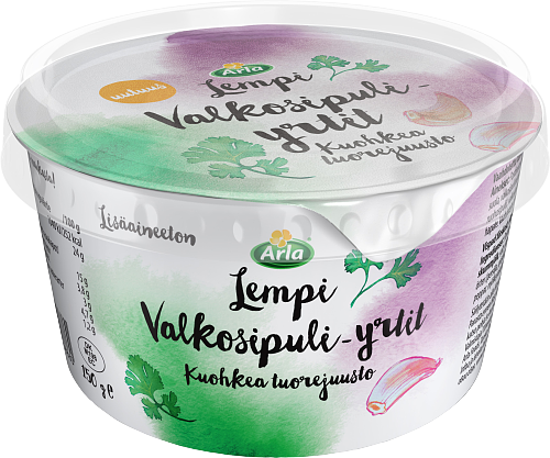 Arla® Lempi Tuorejuusto Valkosipuli & yrtit kuohkea 150 g