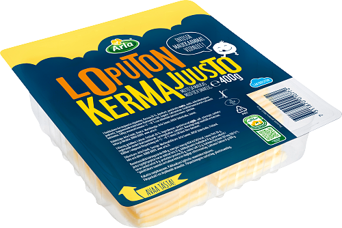 Arla Tolkuttomat Juustot Loputon Kermajuusto 26% viipale 400 g