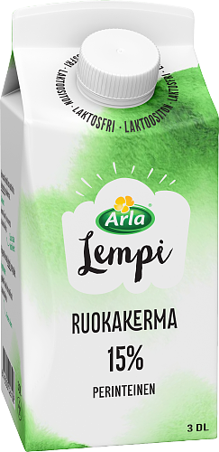 Arla® Lempi Ruokakerma 15% laktoositon 3 dl