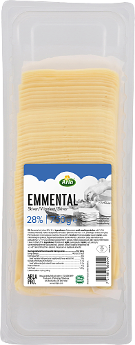 Arla Pro Arla Pro Emmental viipale 28% 750g 750 g