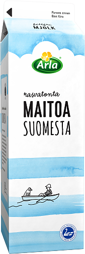 Arla Maitoa Suomesta Rasvaton maito Suomi (ESL) 1 l