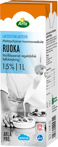 Arla Pro Arla Pro Ruoka 15% laktoositon 1L Uht 1010 g